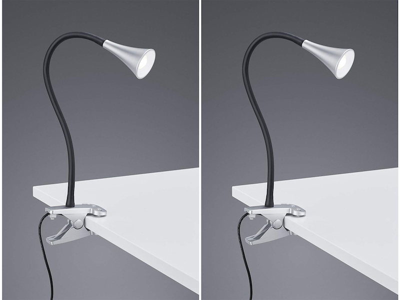 2er SET flexible LED Klemmleuchte mit Schnurschalter / meine ...