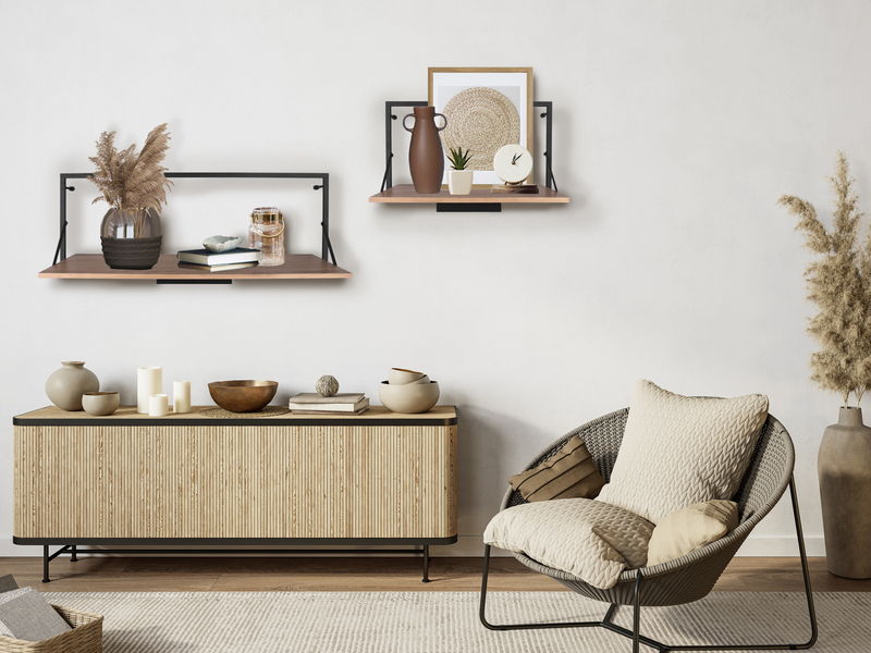 LED Wandregal 90cm breit / meine-wunschleuchte.de